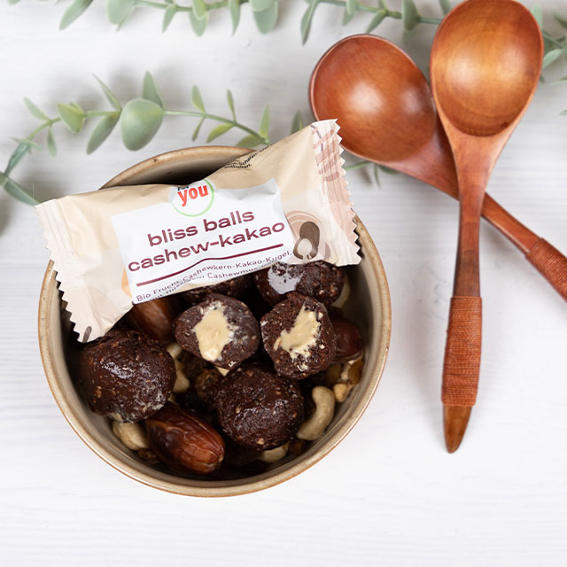 bliss balls 6er-Pack | cashew-kakao | bio & ballaststoffreich